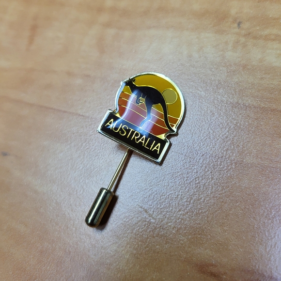 Jewelry | Australia Souvenir Pin With Kangaroo Design | Poshmark